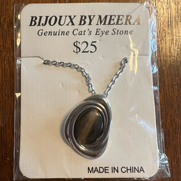 Bijoux by Meera | Jewelry | Nwt Bijoux By Meera Genuine Cats Eye Stone ...
